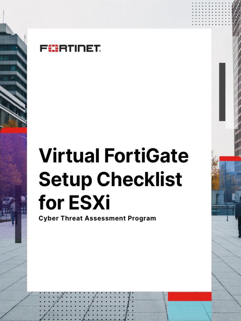 Virtual FortiGate Setup Checklist For ESXi | PDF