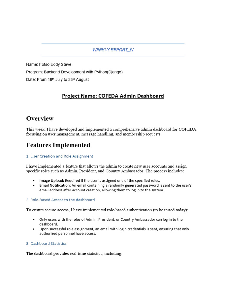 Fotso Eddy Week 4 | PDF