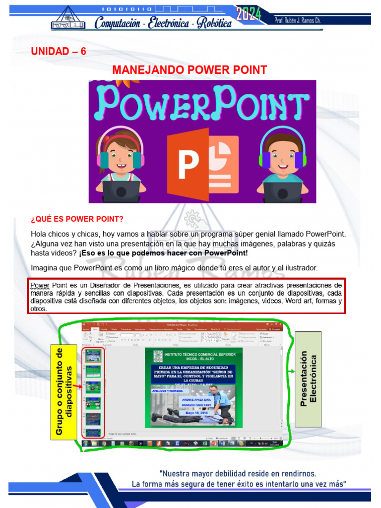 UNIDAD 6 POWER POINT | PDF