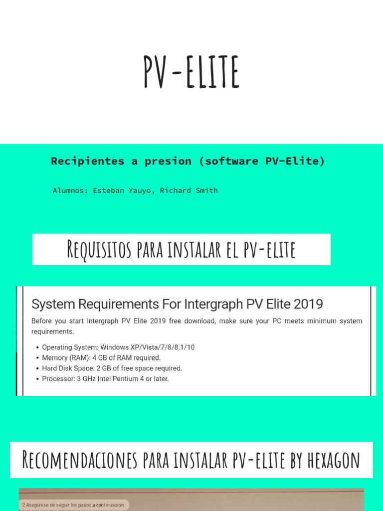 Instalación Del PV Elite | PDF