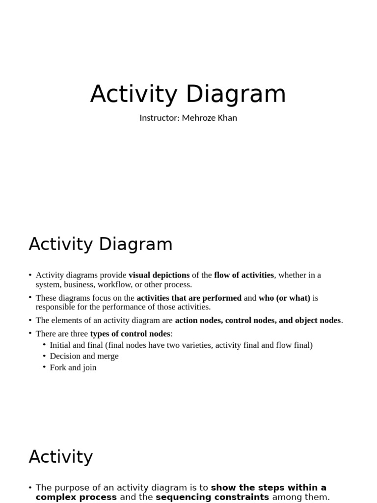 8-UML Modeling-Activity Diagram | PDF