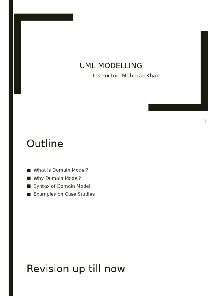 6-UML Modeling-Analysis Class Diagram | PDF