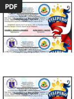 Buwan Ng Wika Emcee Script | PDF