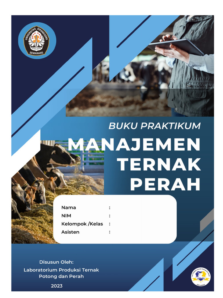 Buku Kerja Manajemen Ternak Perah 2024 | PDF