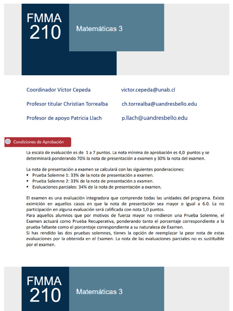 Clase1-Matemáticas III | PDF