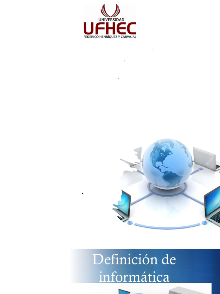 Introducción a la Informática: Conceptos Clave | PDF | Digital ...