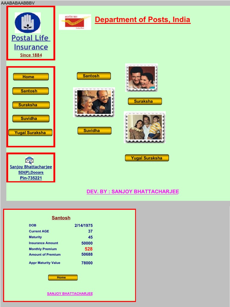 PLI Premium Calculator | PDF | Companies | Financial Risk