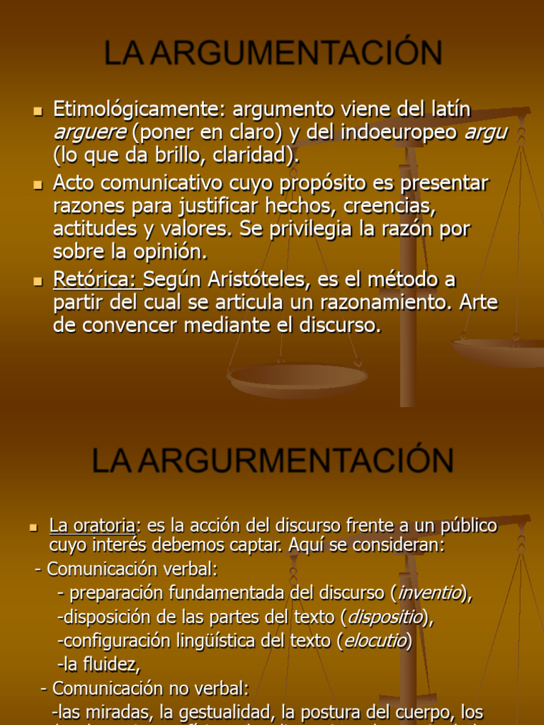 Power Que Es La Argumentacion y Dispositio | PDF