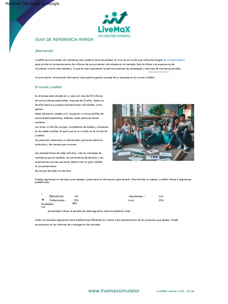 Manual Livemax | PDF