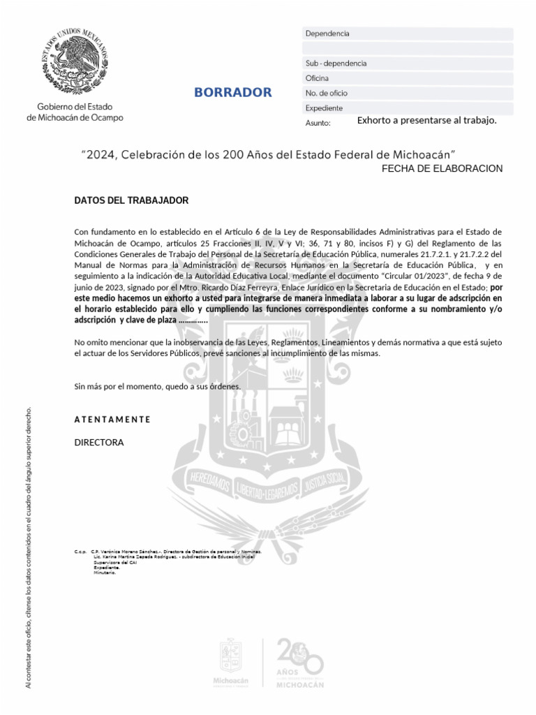 Exhortar Al Trabajador 2 | PDF