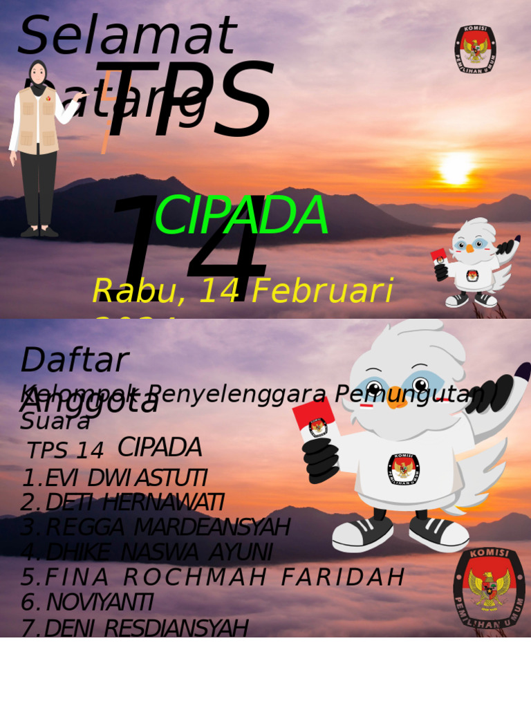 Tanda Tulisan Di Tps | PDF