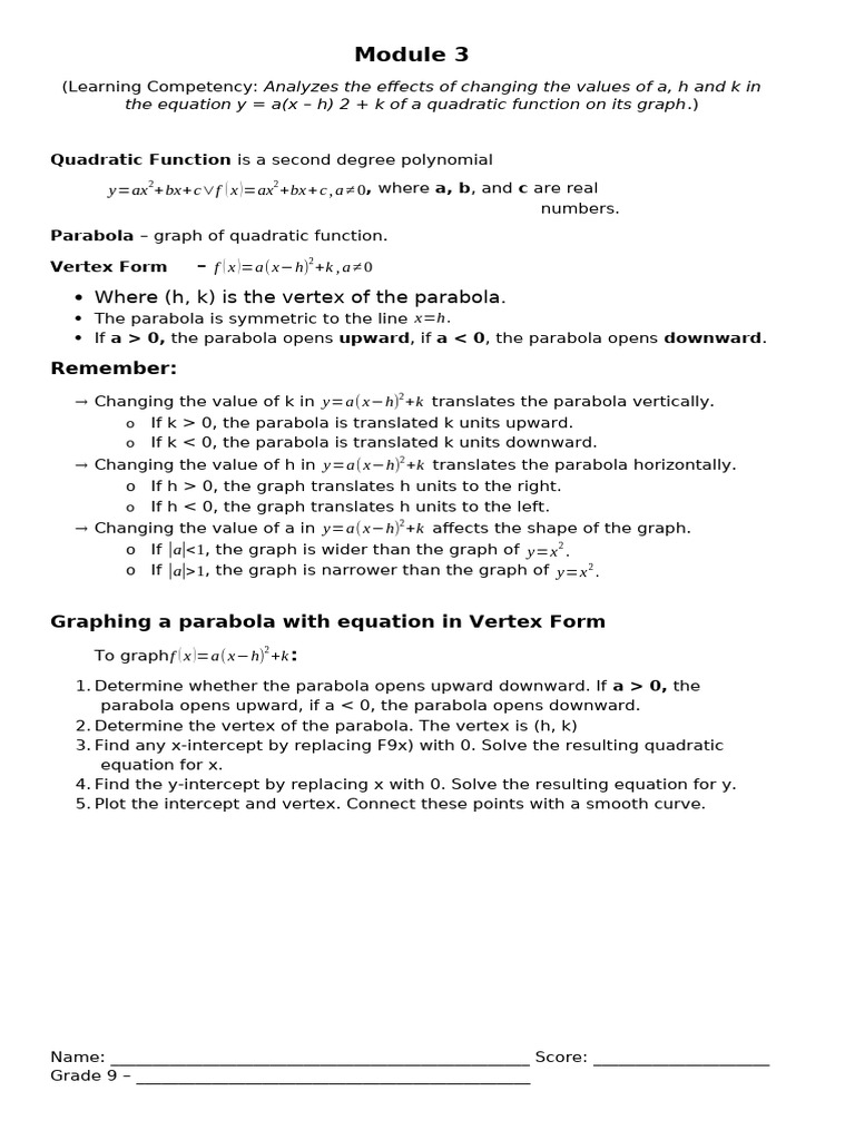 Module 3 | PDF