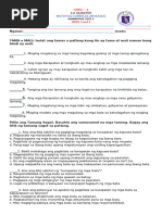 Pabula Worksheet | PDF | Language Arts & Discipline