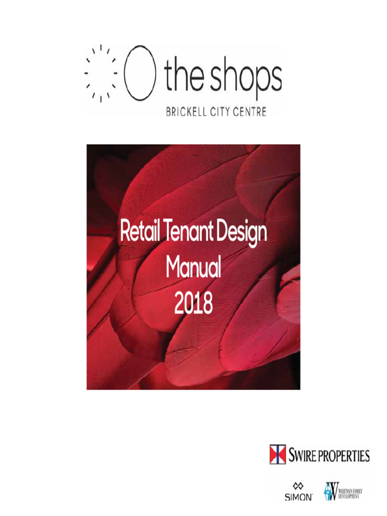 Mall Tenant Lease Plans Design Control Signage | PDF