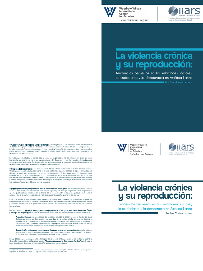 Libro La Violencia Cronica | PDF