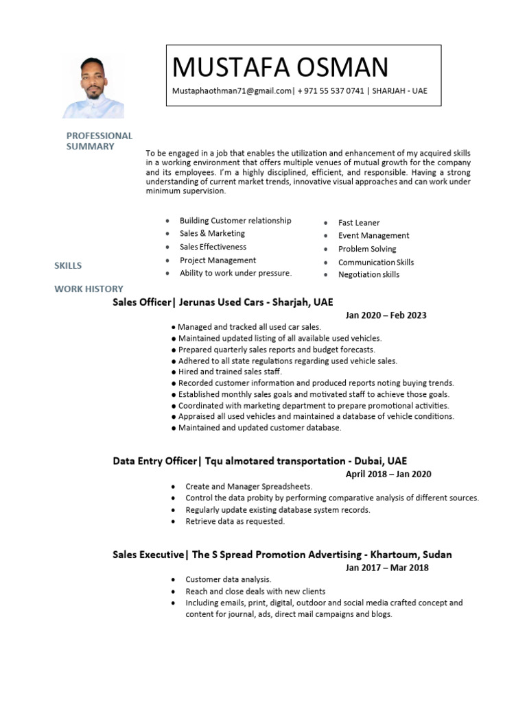 Mustafa CV | PDF