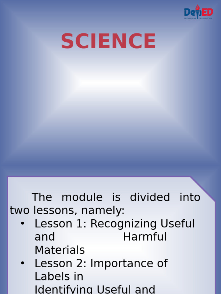 Science 5 Useful and Harmful Product Labels | PDF