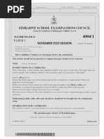 Zimsec A Level Computer Science Project Guide | PDF