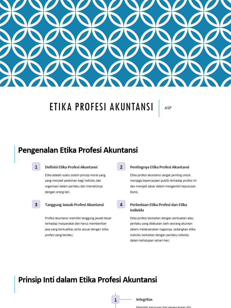 Etika Profesi Akuntansi | PDF