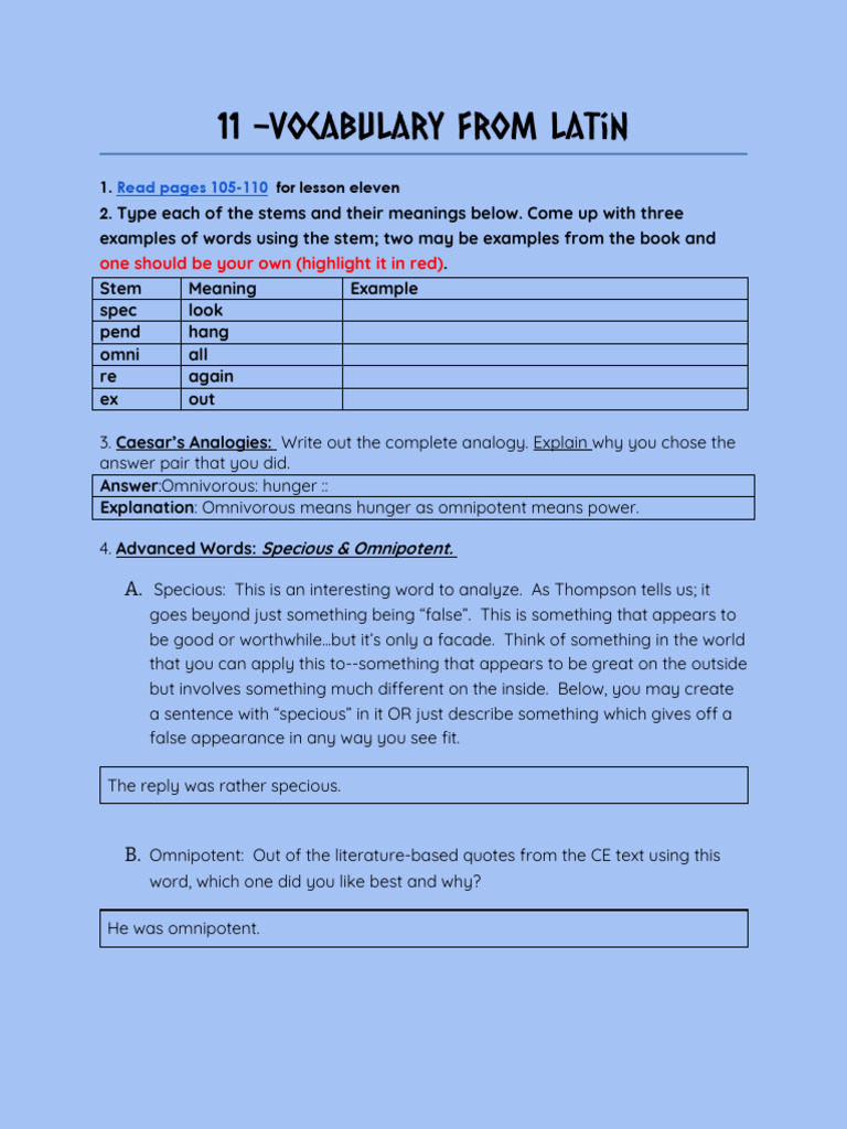 Lesson 11 Book Activity | PDF