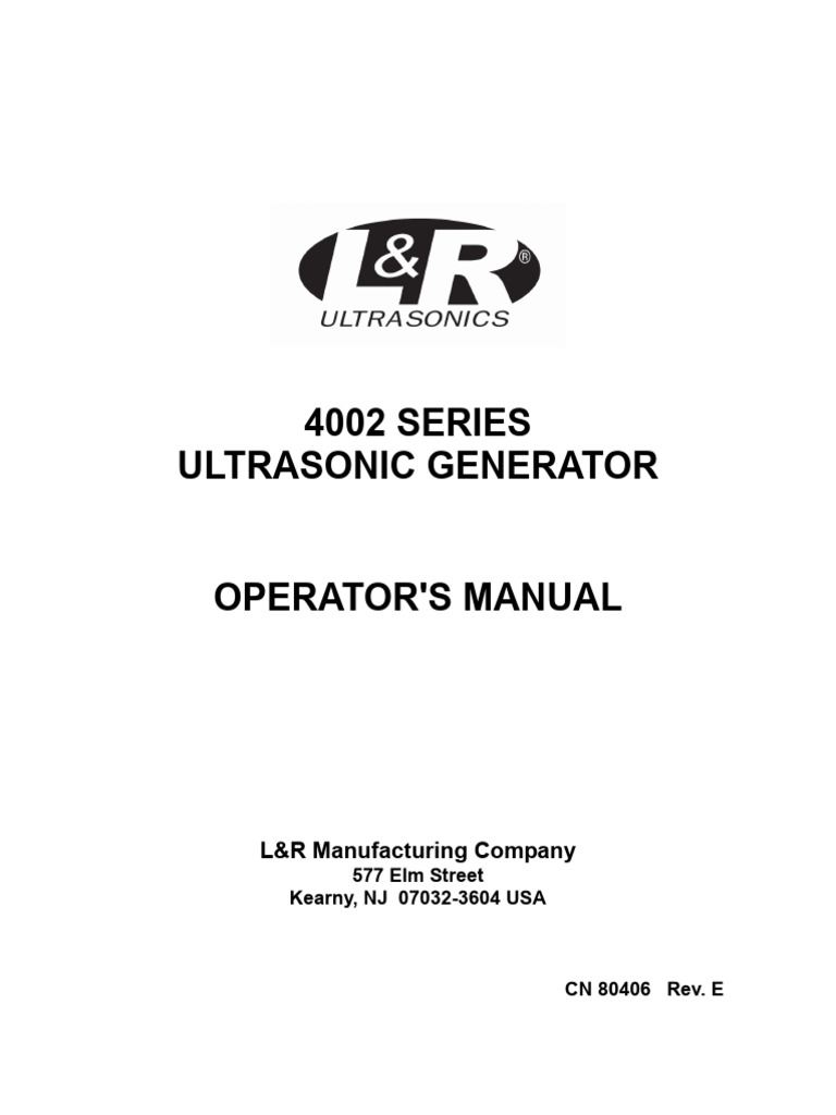 4002 Generator | PDF