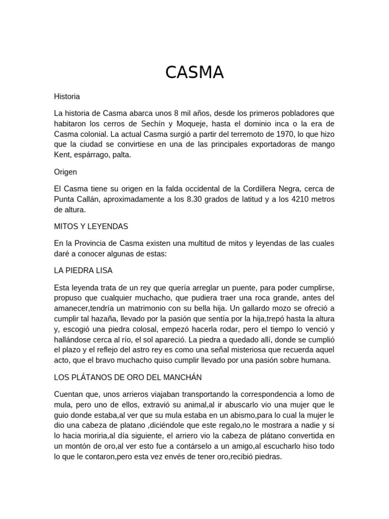 Casma 333333333333333333 | PDF