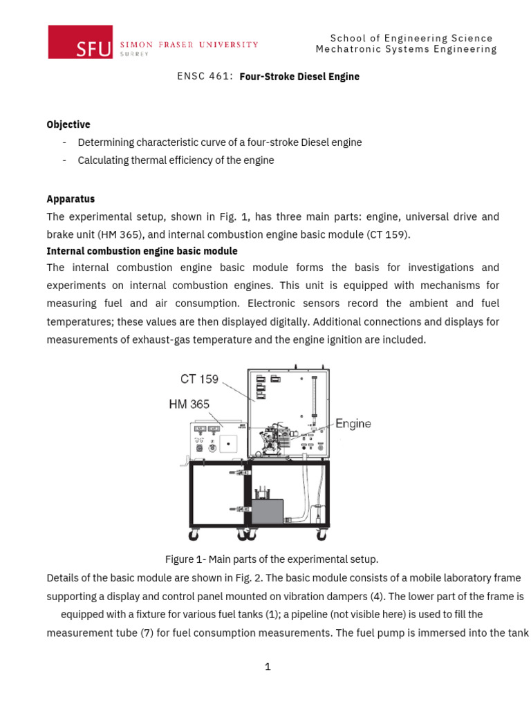 Four-Stroke Diesel Engine PDF | PDF | Engines | Diesel Engine