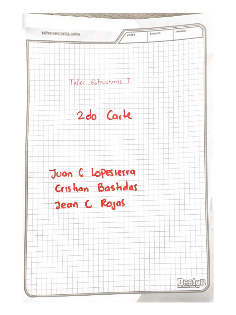 Taller Estructuras I | PDF