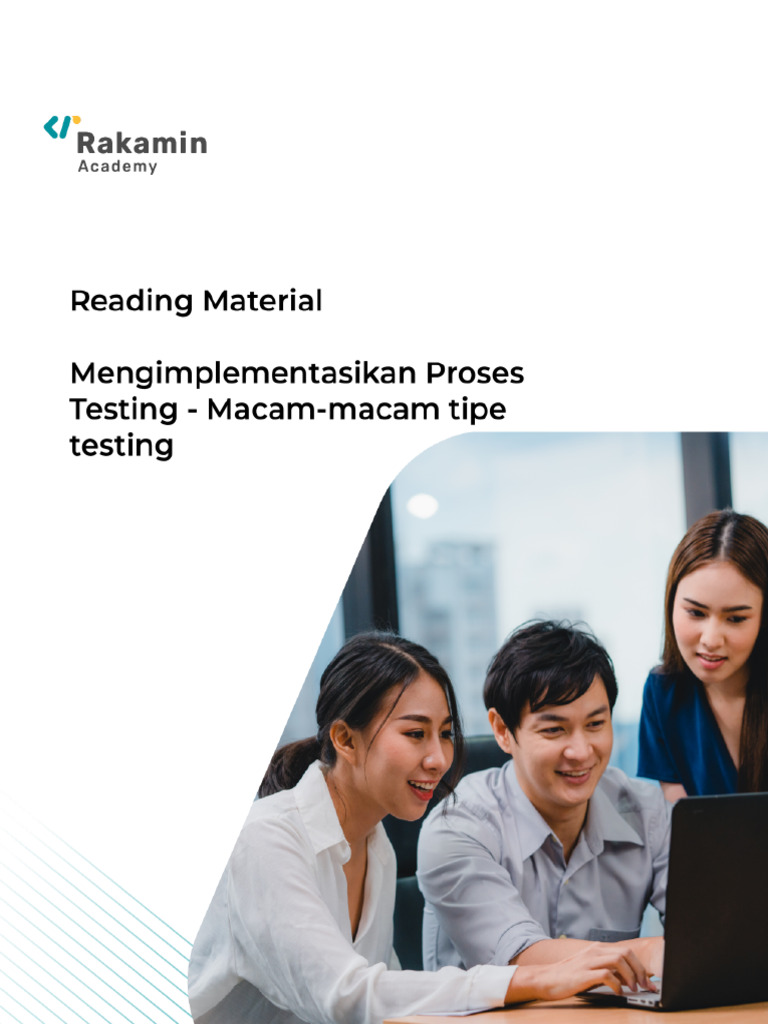 Mengimplementasikan Proses Testing - Macam-Macam Tipe Testing | PDF