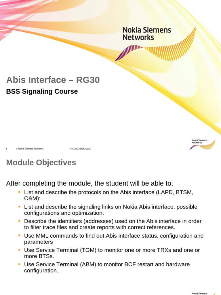 03 RN28133EN30GLA0 Abis Interface | PDF