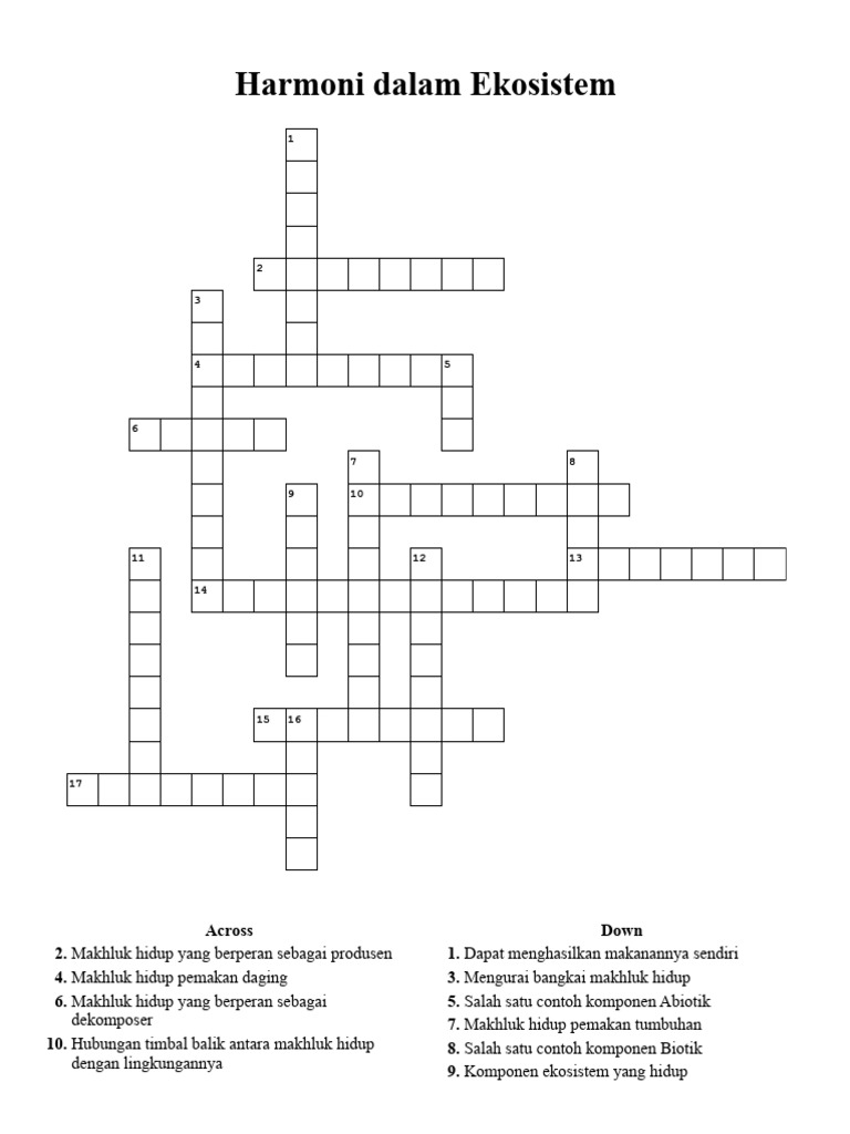 Harmoni Dalam Ekosistem 22 | PDF