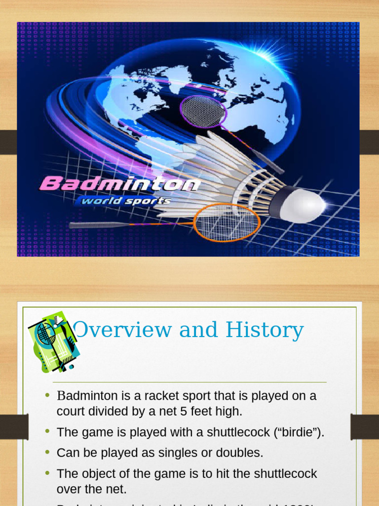 Badminton Powerpoint | PDF