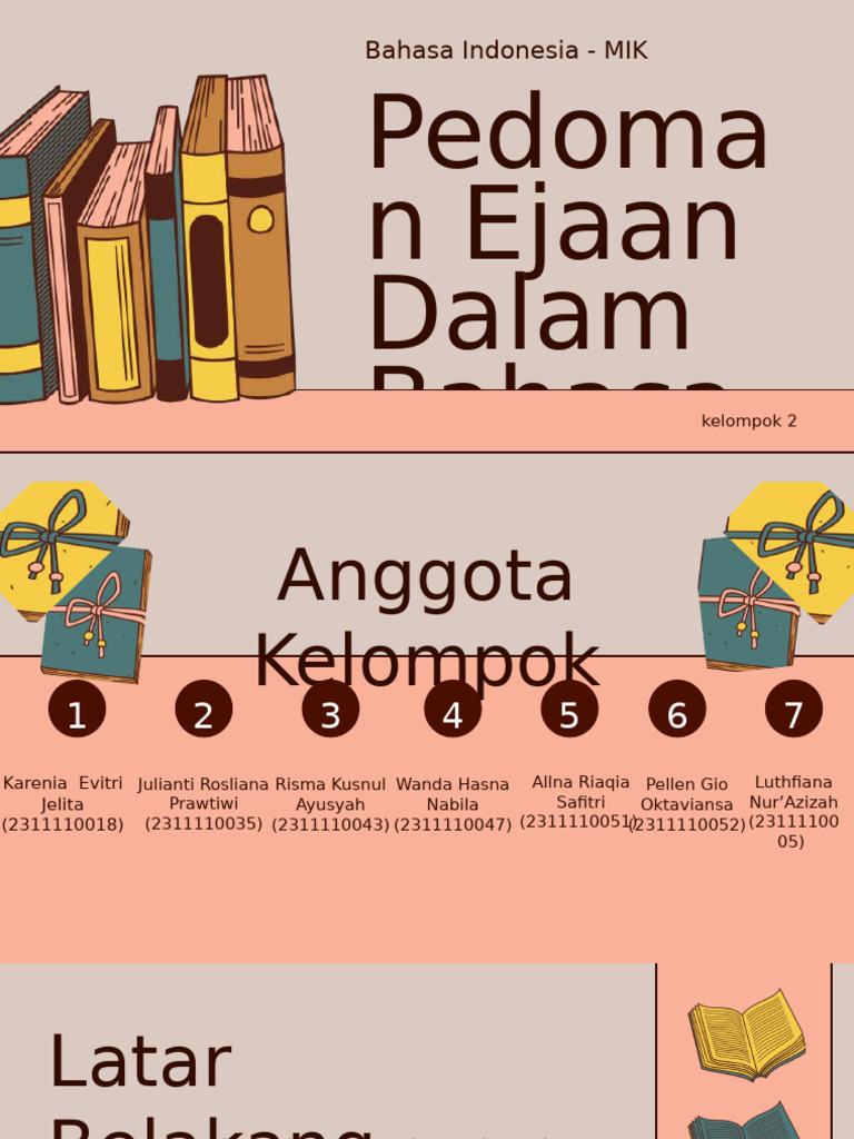 Pedoman Ejaan Bahasa | PDF