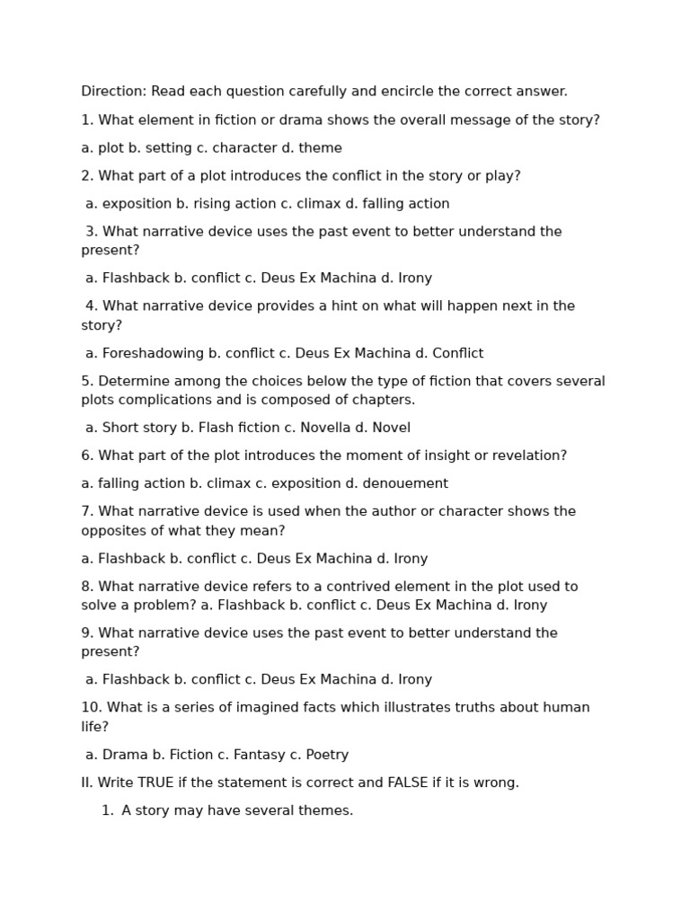 Quiz Creative Non Fiction Lesson 1 | PDF | General Fiction