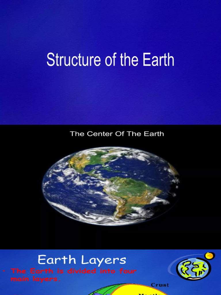 Grade 11 INTERNAL STRUCTURE OF THE EARTH | PDF