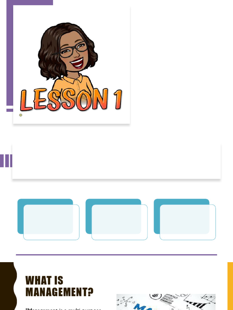 Lesson 1 - Concepts and Functions of Management | PDF