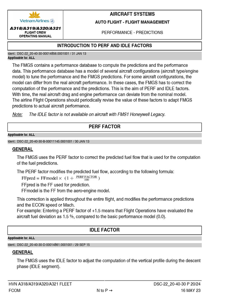FCOM References | PDF