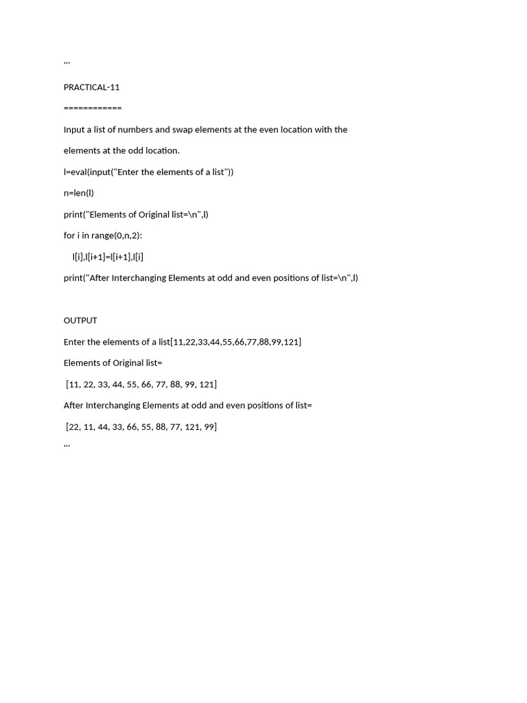 Python Programming Exercises | PDF