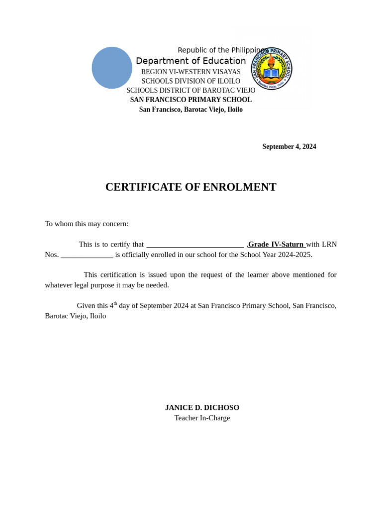 Cert Enrolment | PDF