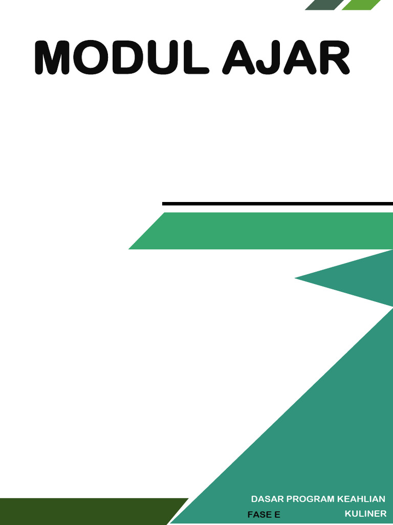 Modul Ajar Dasar-Dasar Kuliner - Menerapkan Pelayanan Prima Bidang Kuliner - Fase E - MPWG72GWpY ...