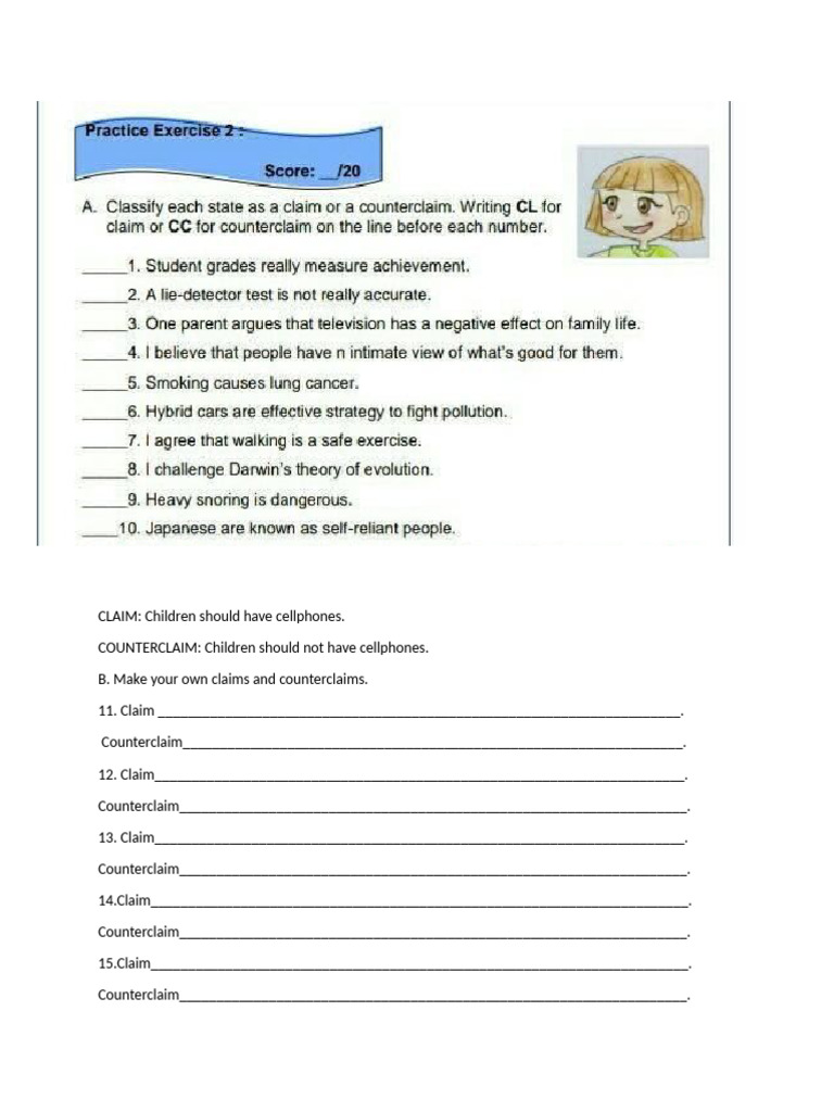 Claim vs. Counterclaim | PDF