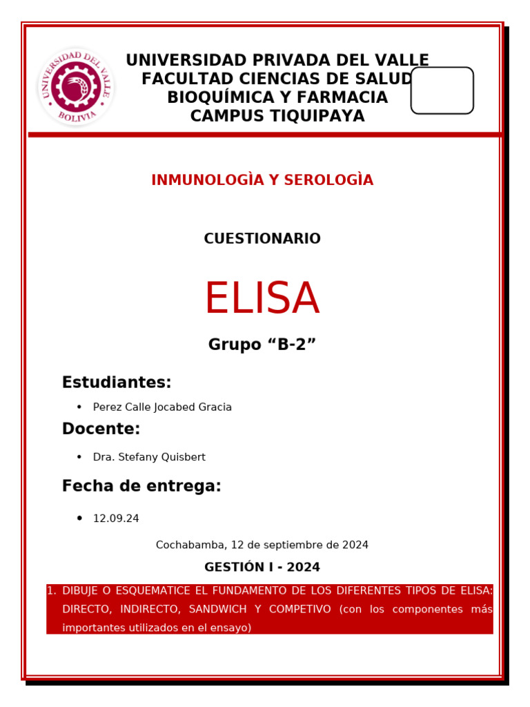 ELISA | PDF