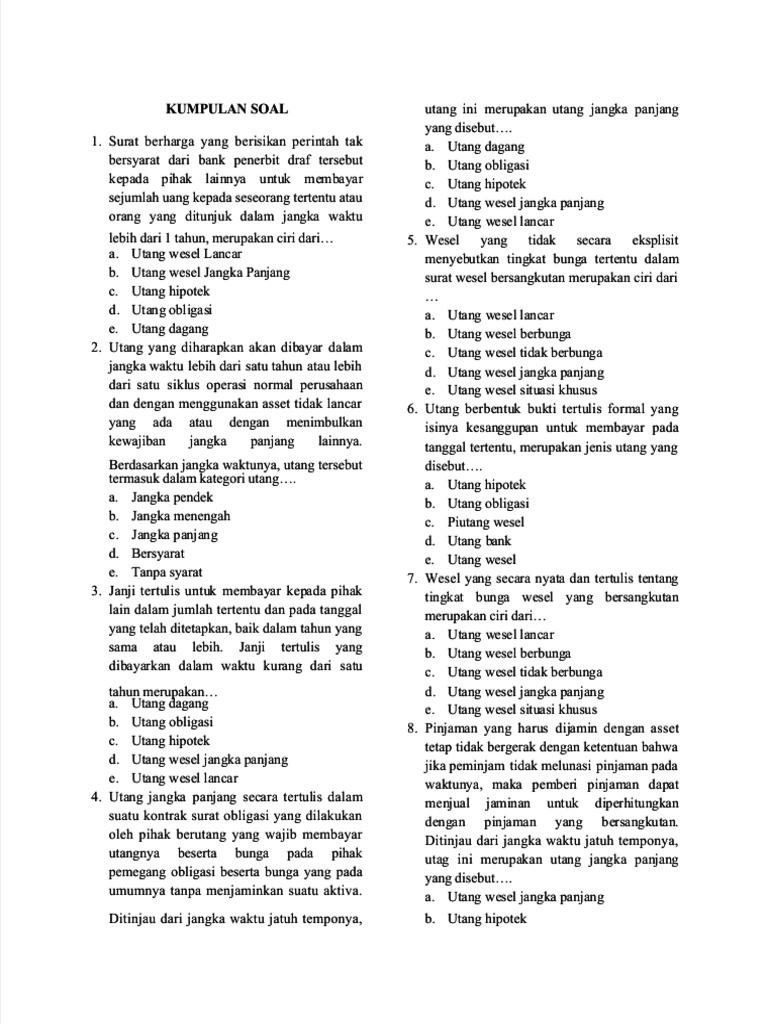 PDF Kumpulan Soal Compress | PDF