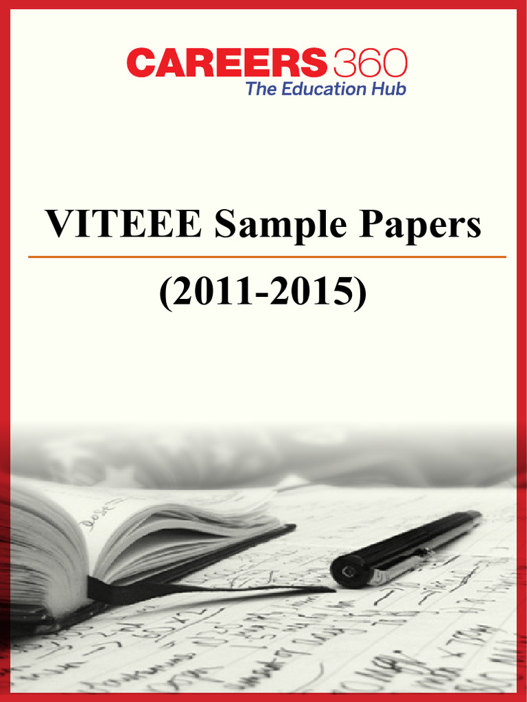 VITEEE 2011-2015 Sample Papers | PDF