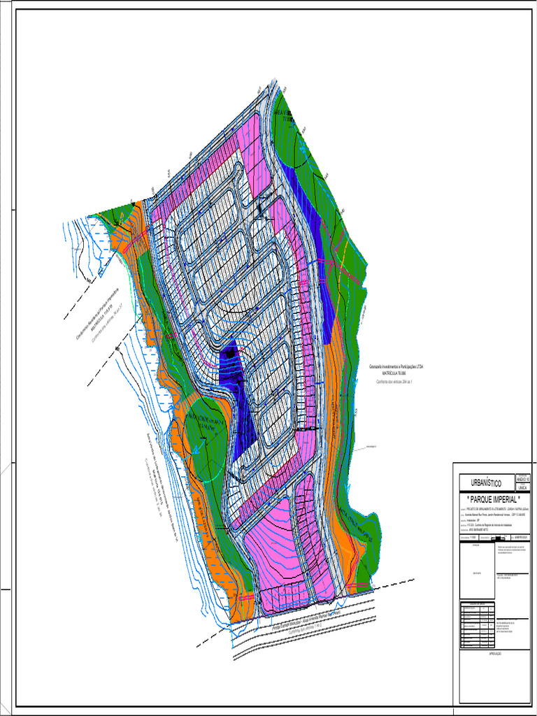 Mapa Urbanistico - Pq. Zarah SAFIRA | PDF