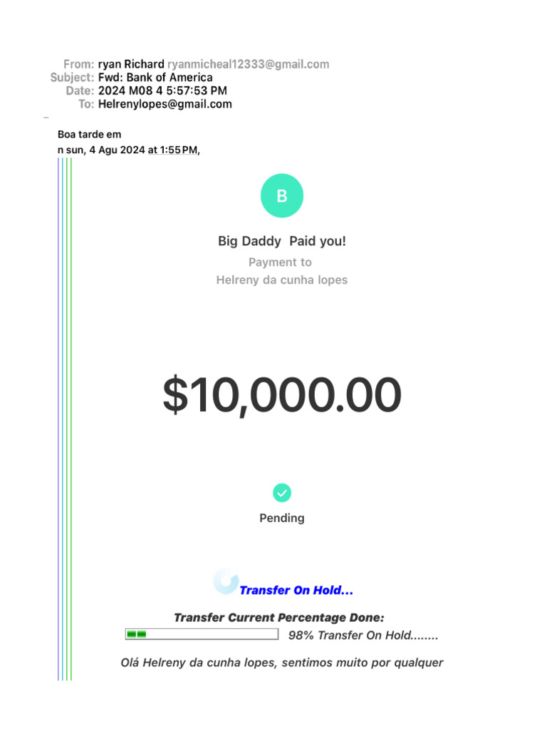 FWD Bank of America | PDF