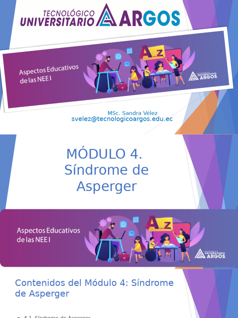 Materia Aspectos Eductivos de Las Nee 1 - Velez Sandra - Mod 4 | PDF