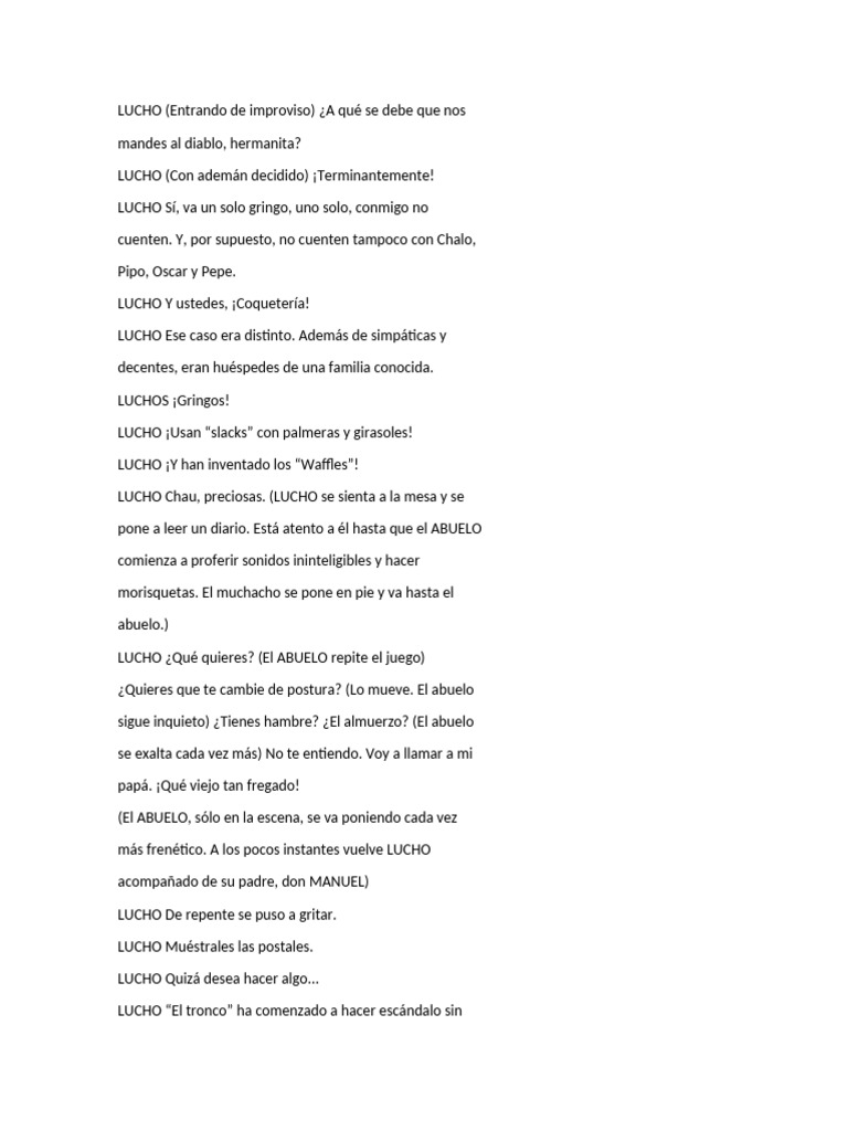 Lucho | PDF