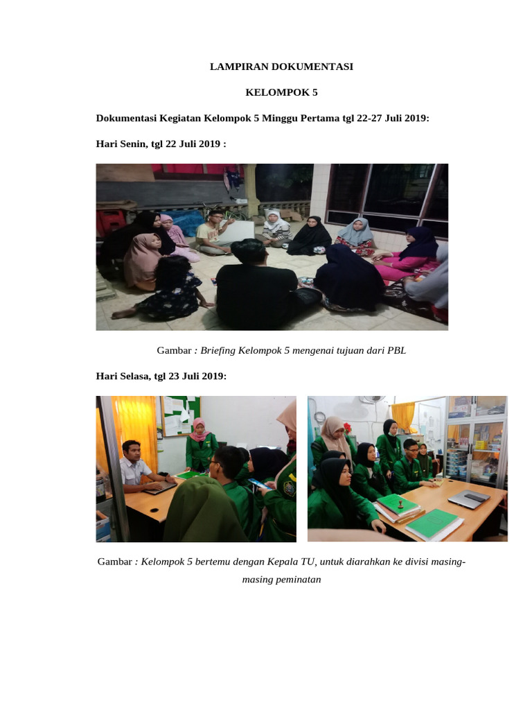 LAMPIRAN DOKUMENTASI | PDF