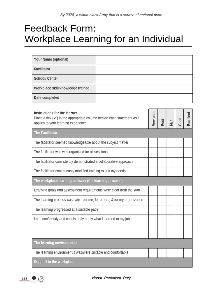 7 Feedback Form | PDF